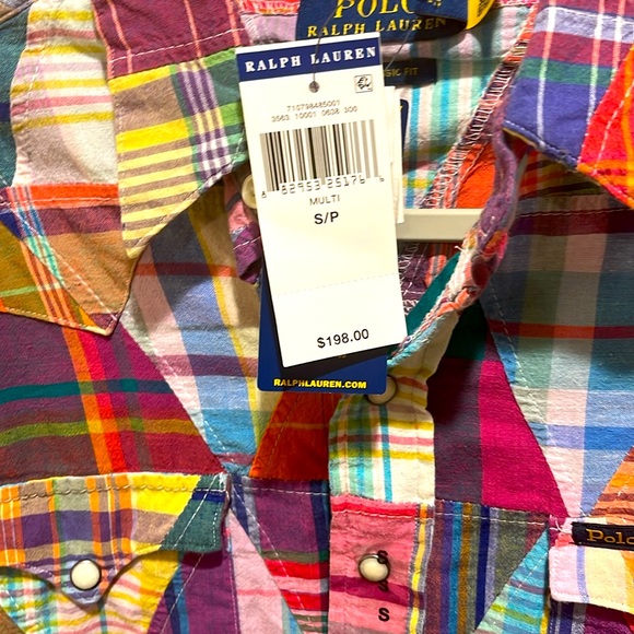 Polo Ralph Lauren | Shirts | Polo Ralph Lauren Western Style Patchwork ...